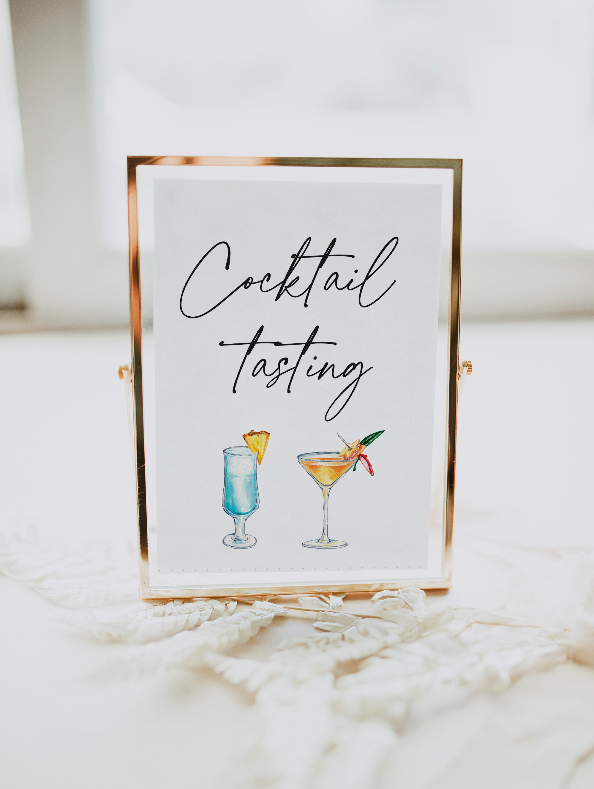 Cocktail Tasting Scorecard Printable, Bridal Shower, Bachelorette Party ...