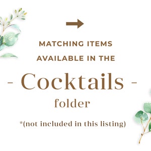 Cocktail Tasting Score Card - up to 5 Cocktails, Cocktail Tasting Party ...