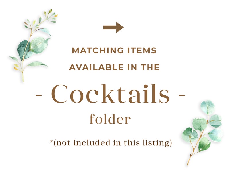 Cocktail Tasting Sheet Printable, Cocktail Tasting Party Placemat up to ...