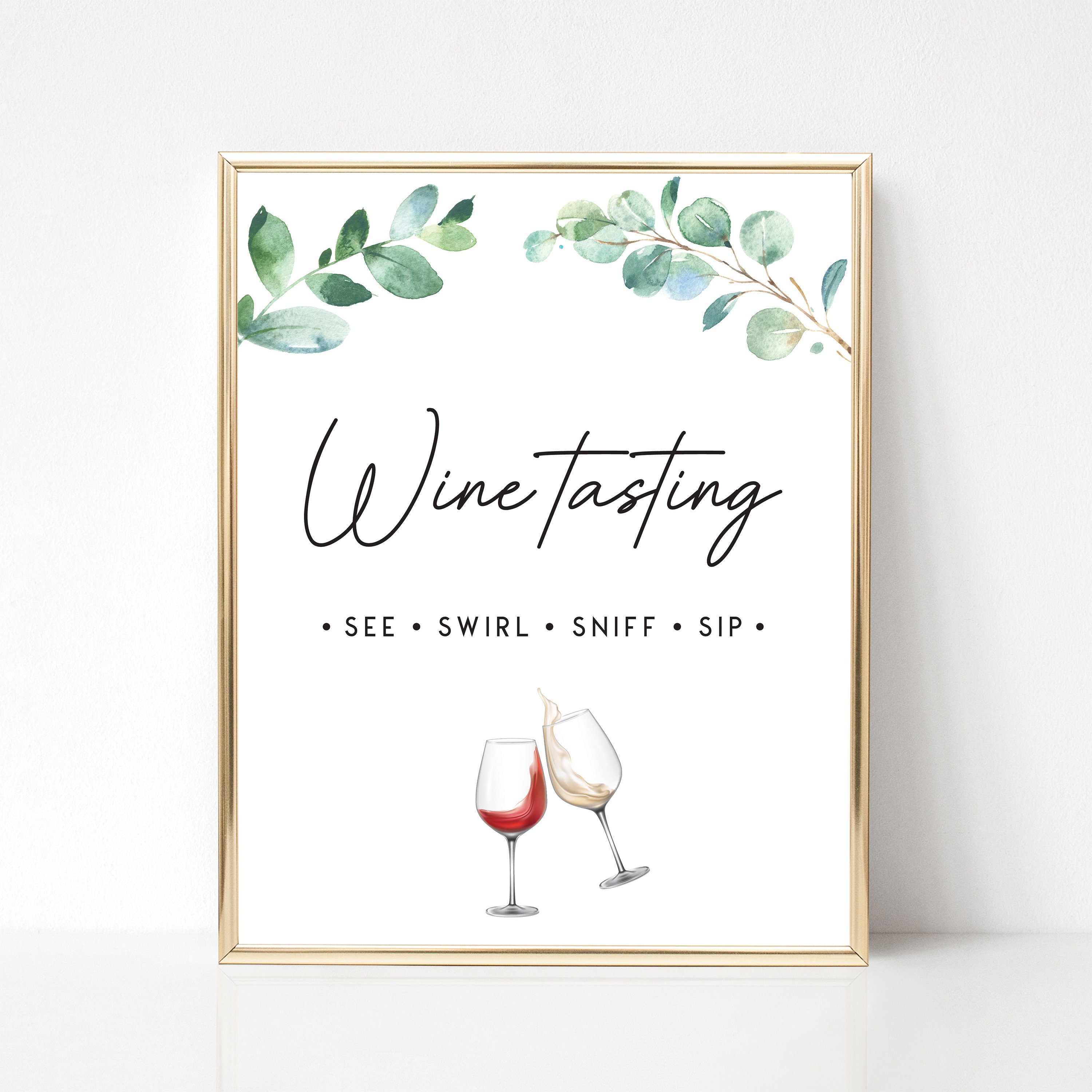 Save Water Drink Wine Printable Sign Wine Tasting Party Sign - Etsy