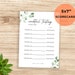Cocktail Tasting Party Kit Printable Cocktail Tasting Sheet - Etsy