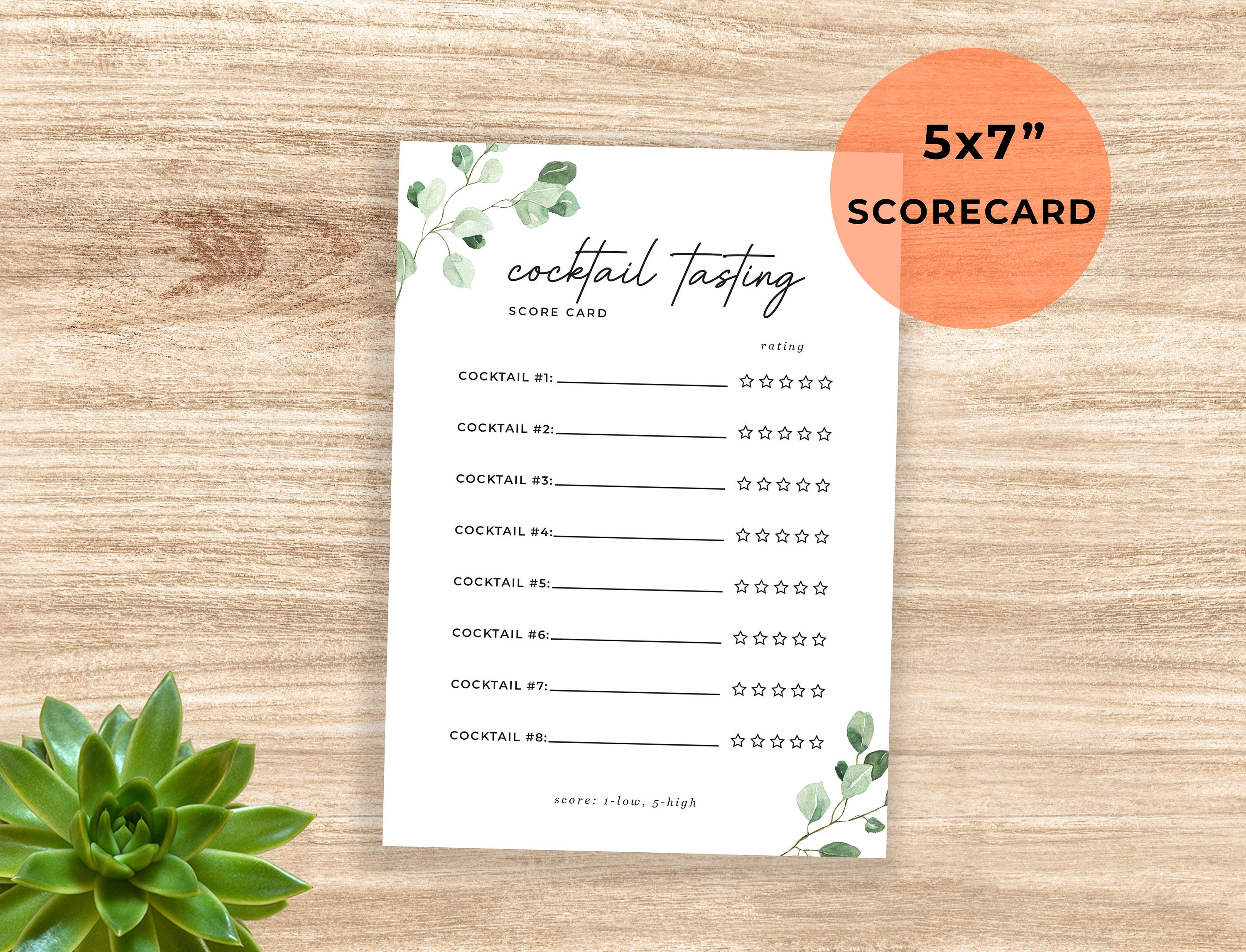 Cocktail Tasting Party Kit Printable Cocktail Tasting Sheet - Etsy