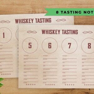 Whiskey Tasting Notes, Whiskey Tasting Party 8 Whiskey, Whiskey Tasting ...