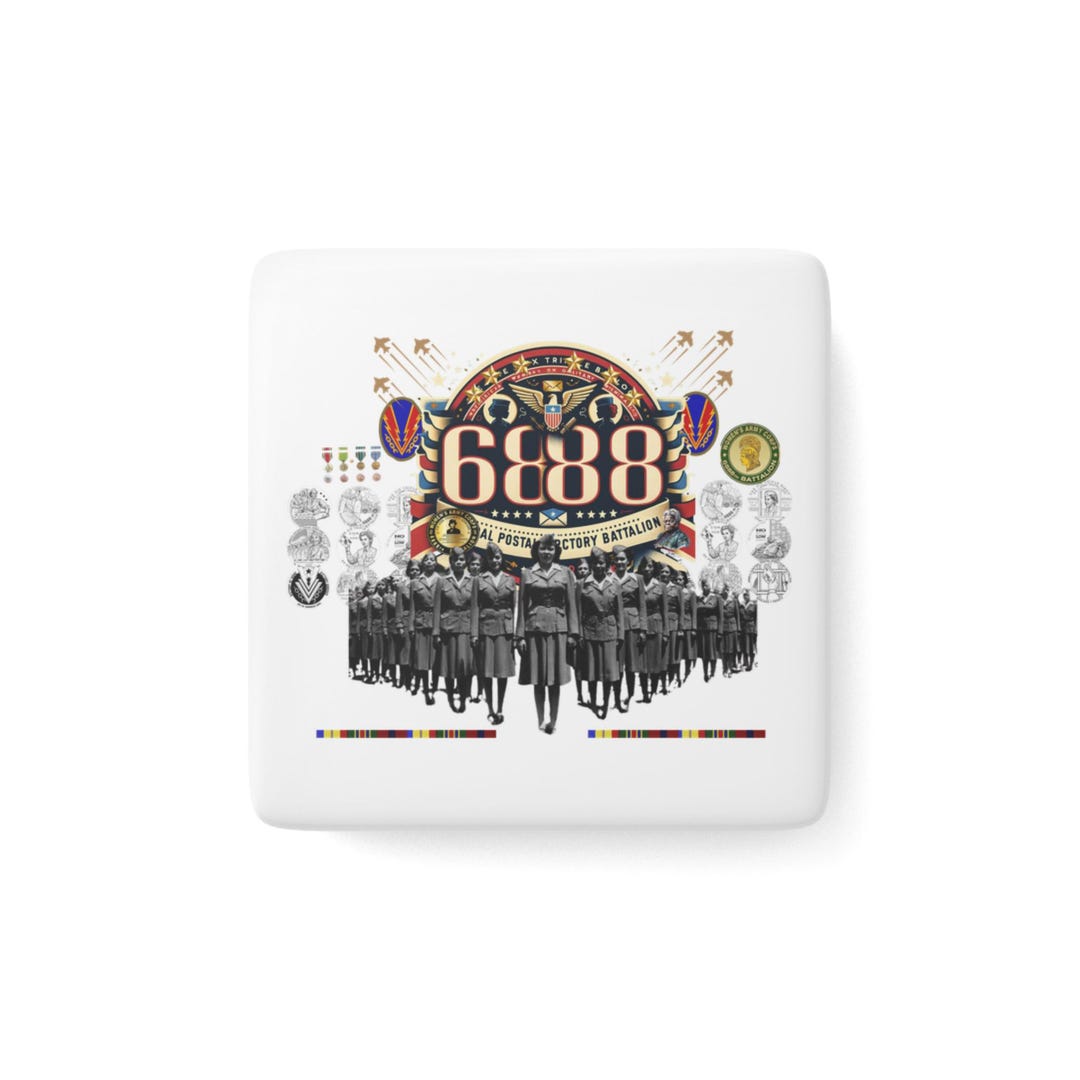 6888 Six Triple Eight Porcelain Magnet, Square - Etsy