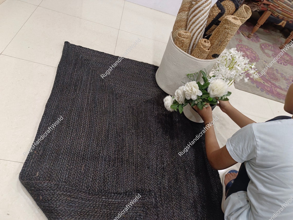 Scallop Handwoven Rug ,flatweave Rug, Bohemian Rug, Indian Dhurrie Rug ...