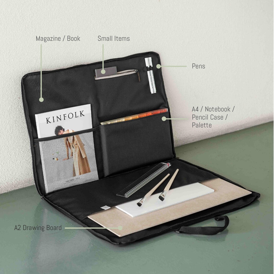 Mana A2 Drawing Board Case/ Artist Portfolio/ Briefcase - Etsy