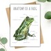 Frog Anatomy of a Frog Homeschool Printable Montessori Resource Anatomy ...