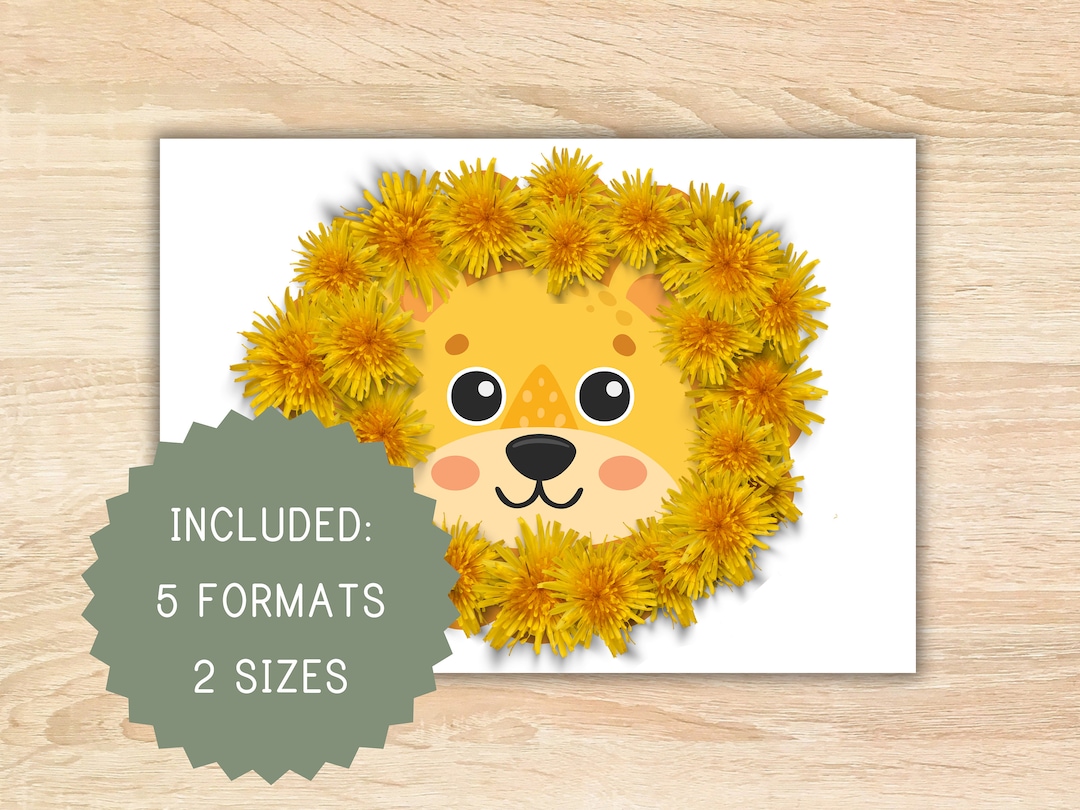 Dandelion Kids Activity Homeschool Printable Dandelion Montessori ...