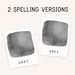 20 Color Cards Watercolor Early Learning Flashcards Montessori Cards ...