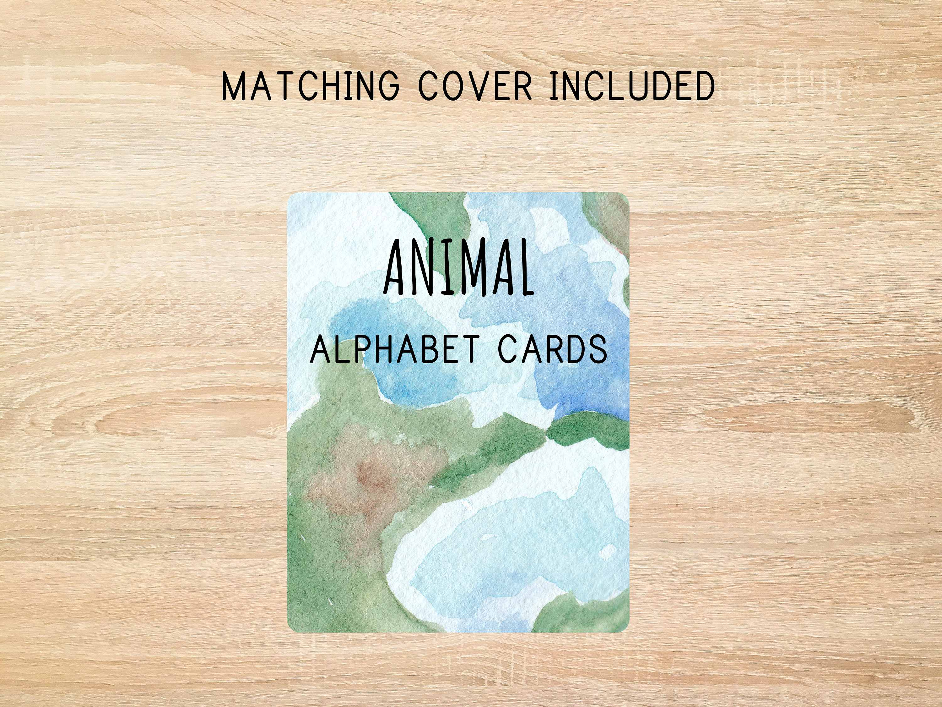 Animal Alphabet Flashcards Montessori Alphabet Resource Animal ABC ...