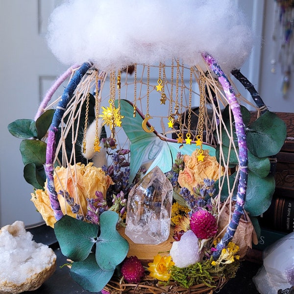 Crystal Dreamcatcher - Etsy
