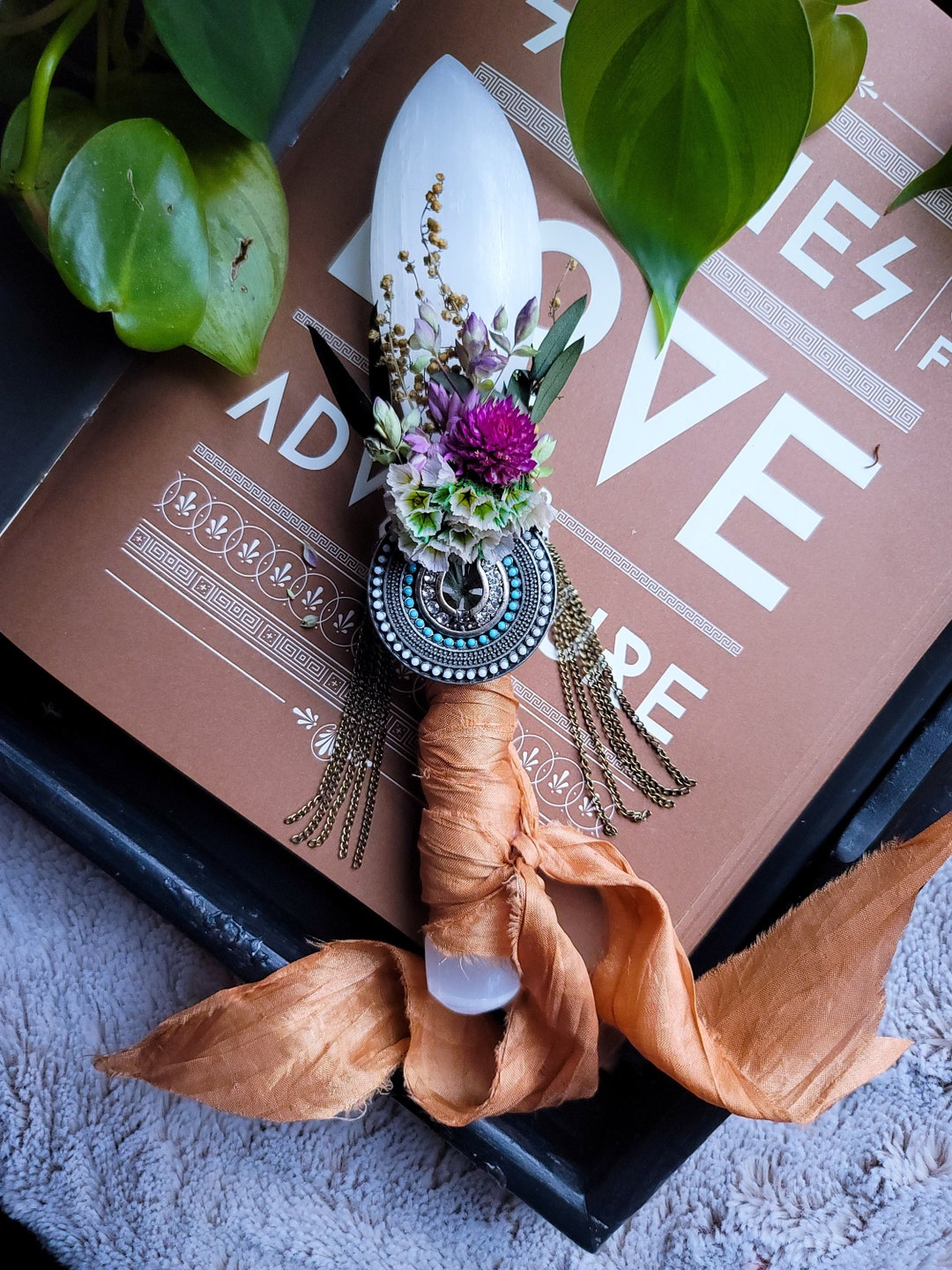 Athame, Alter Tools, Selenite, Selenite Dagger, Crystals, Cottage Core ...