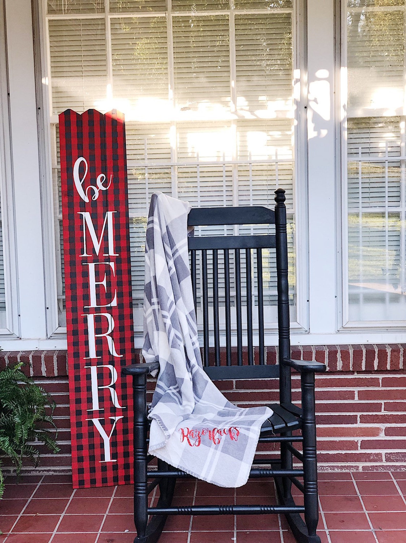 Holiday Front Porch leaner Sign Christmas Sign - Etsy