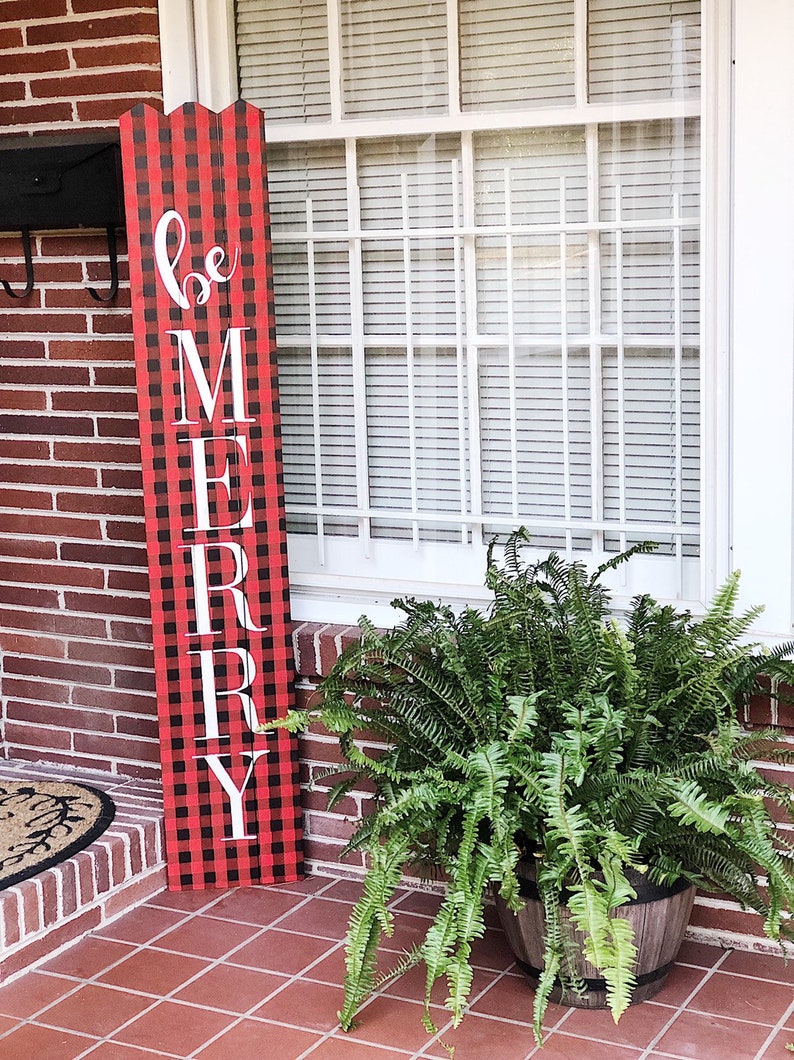 Holiday Front Porch leaner Sign Christmas Sign - Etsy