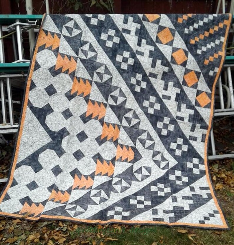 Balancing Act, Queen Quilt, PDF Instant Download, Modern, Sampler - Etsy