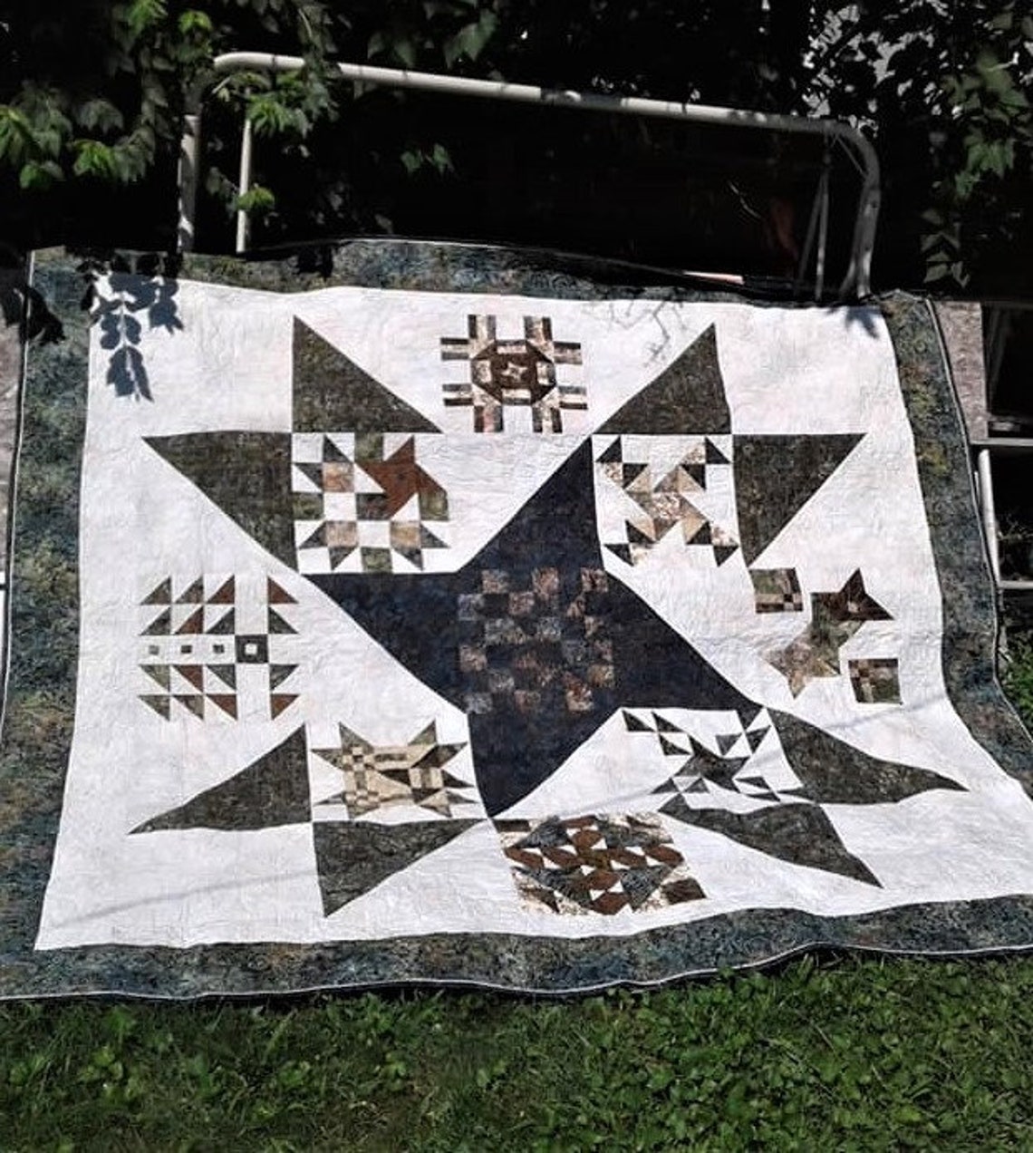 Double Vision, Queen Quilt, PDF Instant Download, Sampler Quilt - Etsy