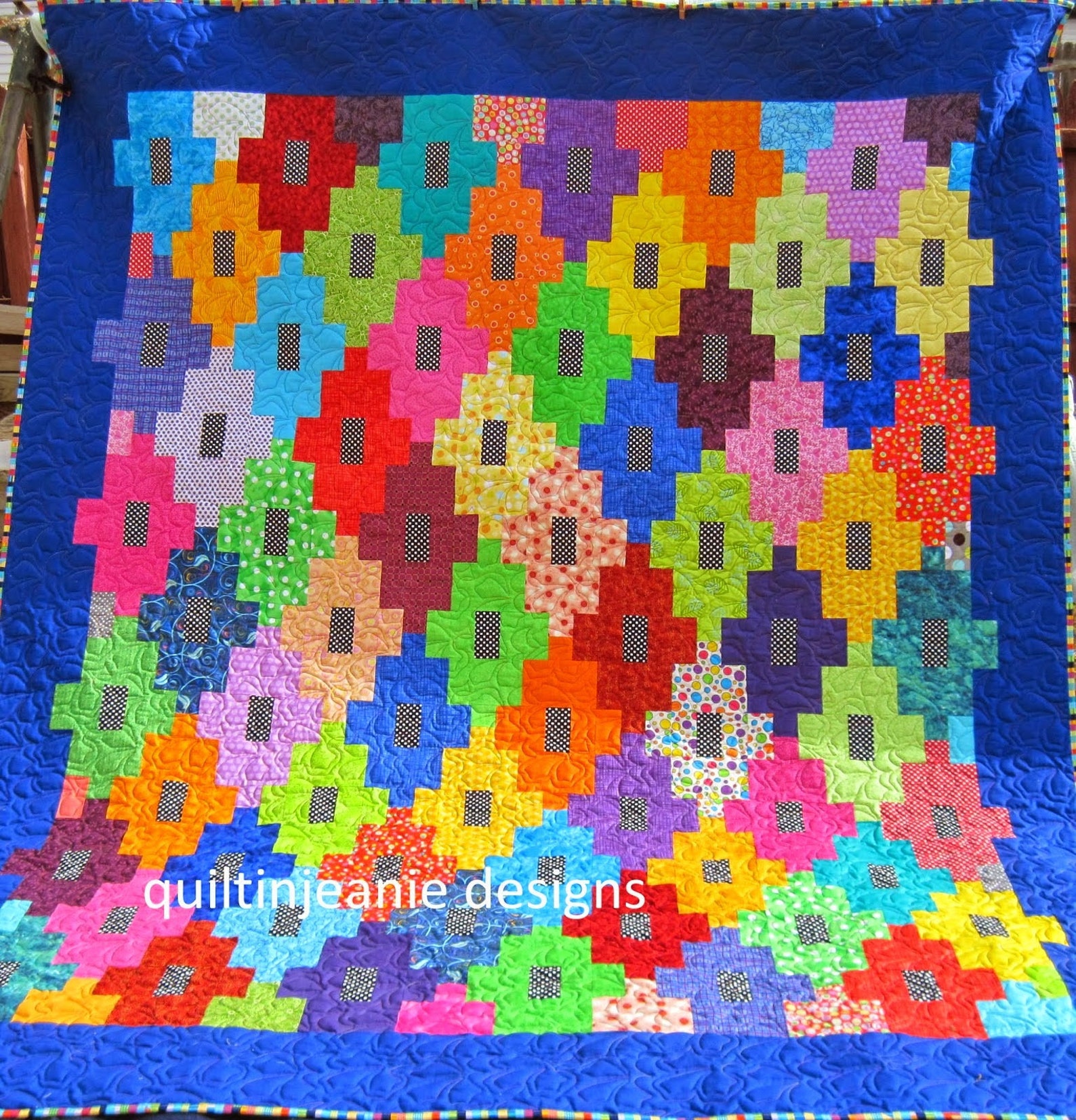 Miss Tess Quilt Pattern: Scrappy Tessellation Design - Etsy