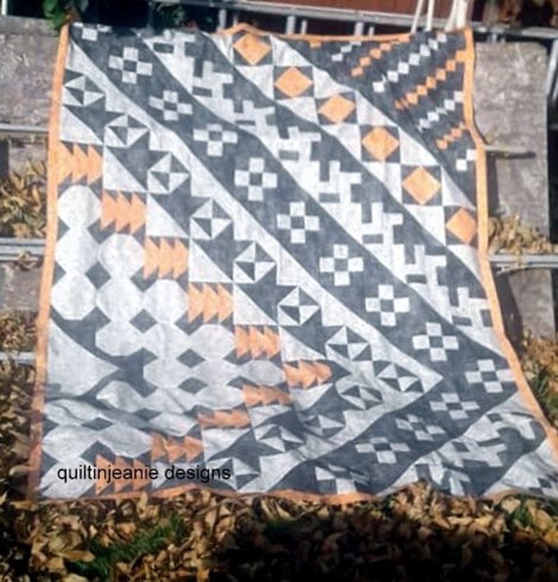 Balancing Act, Queen Quilt, PDF Instant Download, Modern, Sampler - Etsy