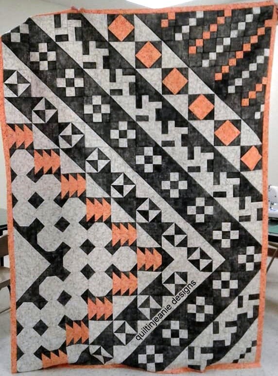 Balancing Act Queen Quilt PDF Instant Download Modern - Etsy