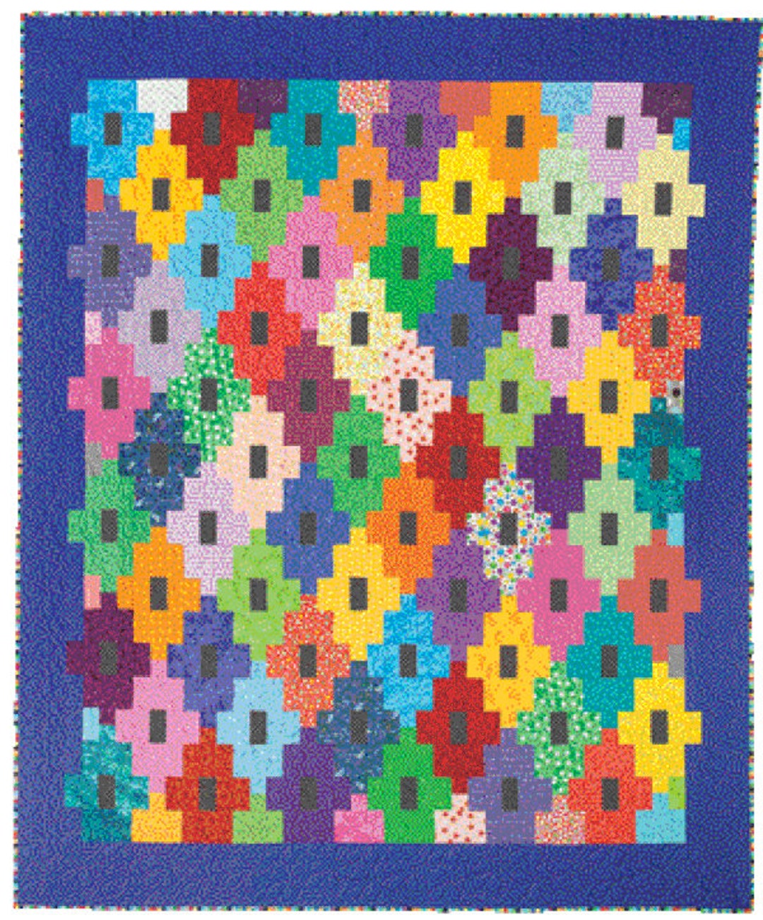 Miss Tess Quilt Pattern: Scrappy Tessellation Design - Etsy