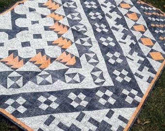 Night Sky, Queen Quilt, PDF Instant Download, Modern, Sampler - Etsy