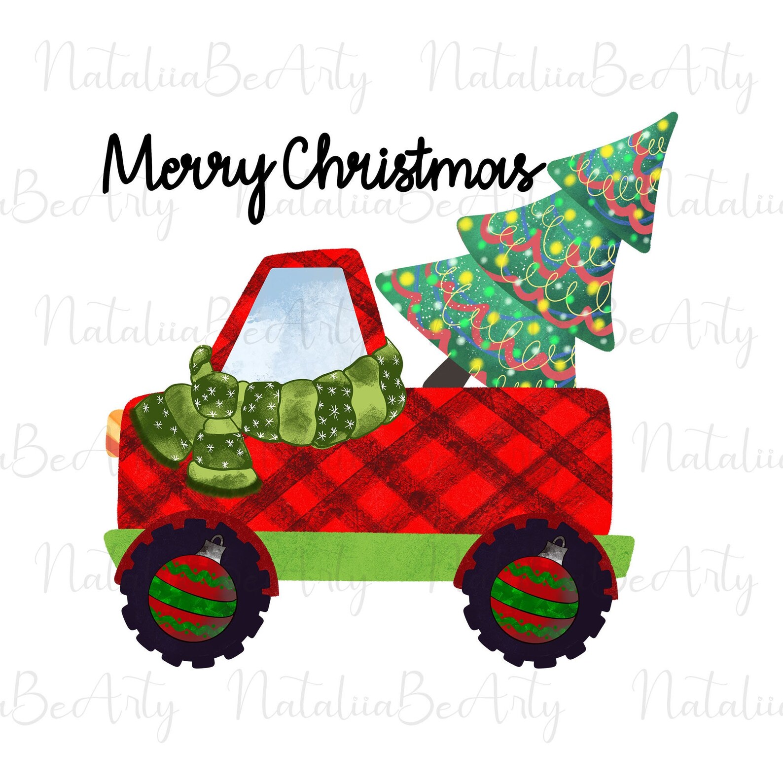 Christmas Truck Sublimation Png Design Download, Kids Christmas Png ...