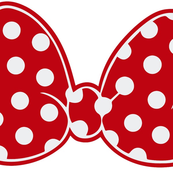 Minnie Bow Svg Etsy