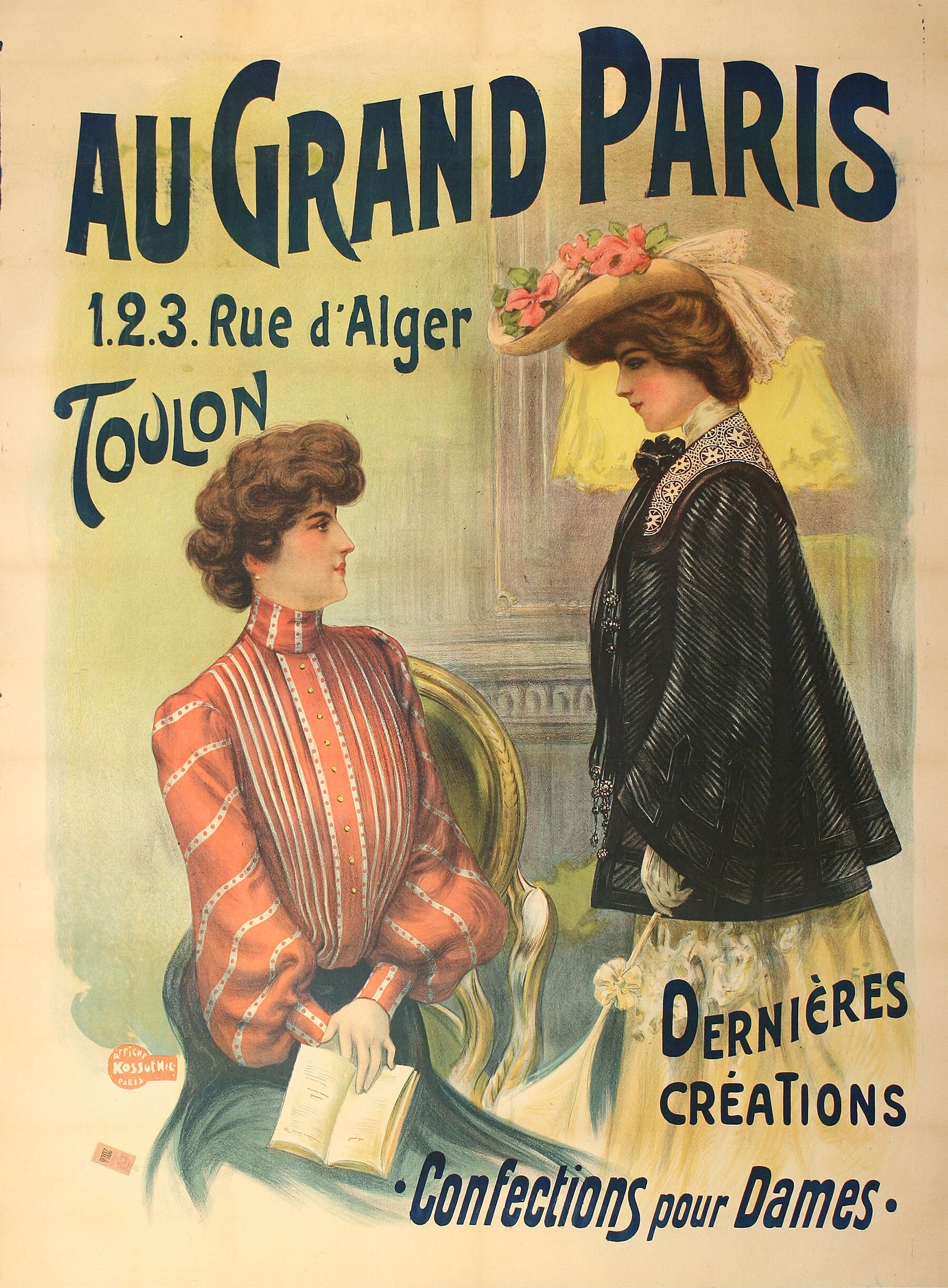 Vintage Paris Fashion Posters