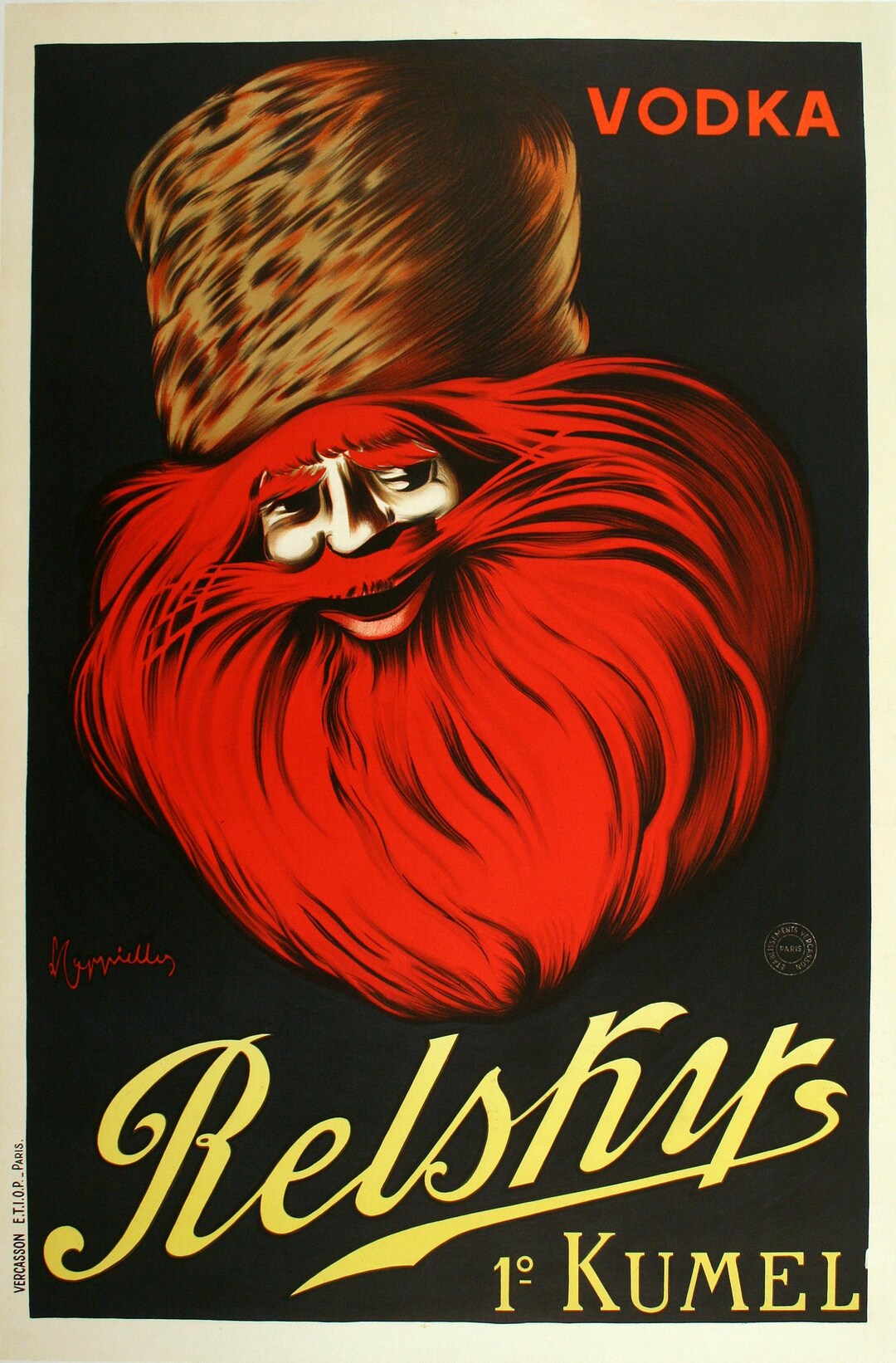 Relsky Vodka Original Vintage Poster Circa1925 by Leonetto Cappiello - Etsy