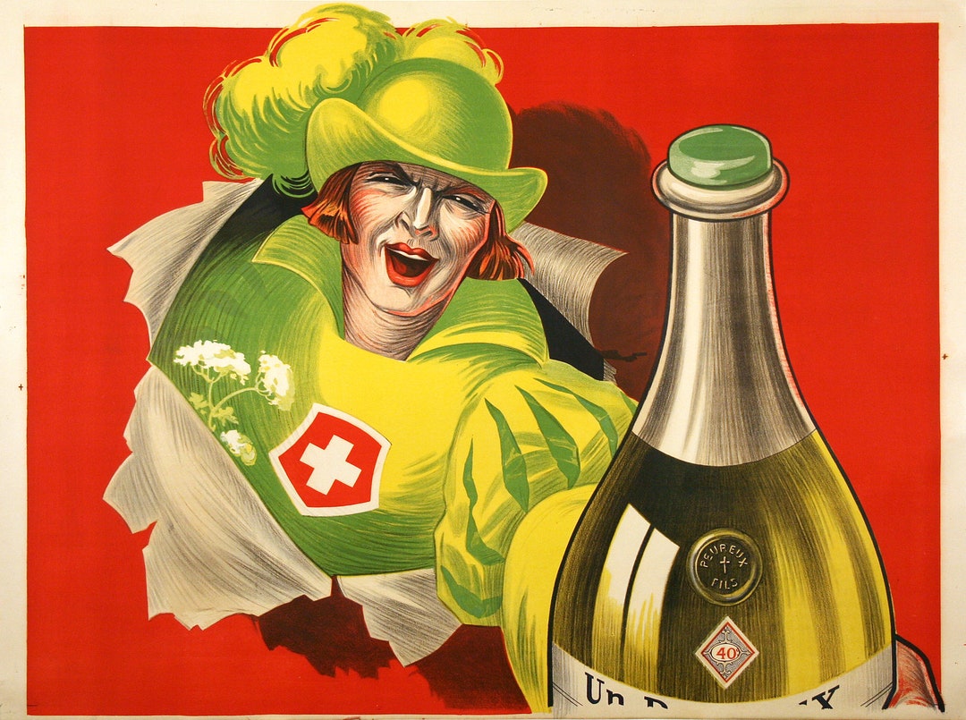 Original Exigez Un Peureux Poster by Henri Lemonnier Top Half - Etsy