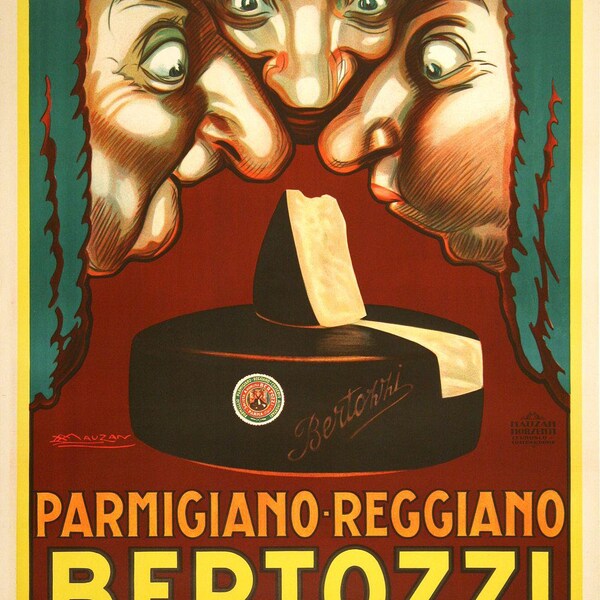 Original Italian Poster for Perino Grapes by Gian Rosa 1951 - Etsy