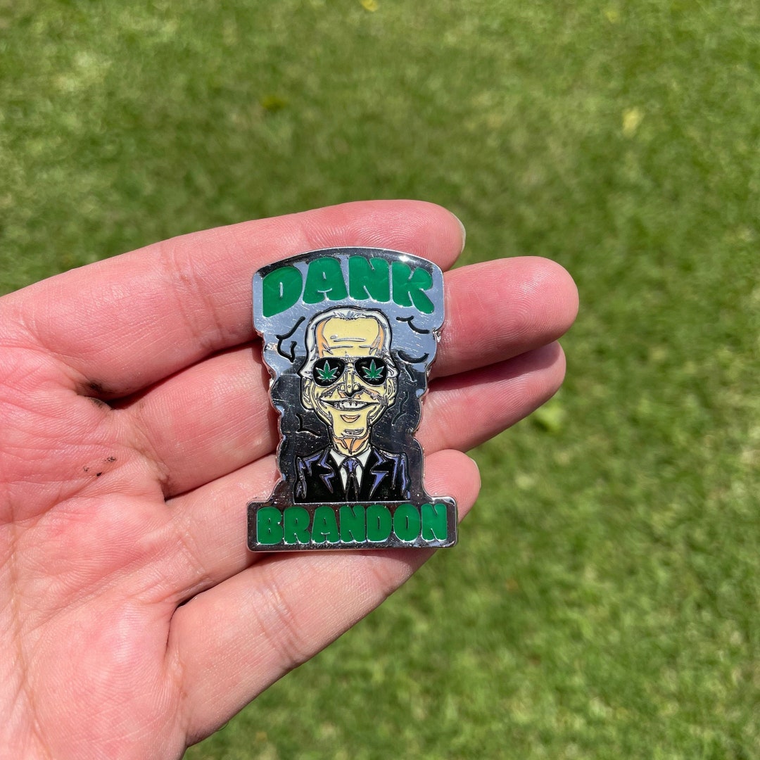 Dank Brandon Glow in the Dark Enamel Pin - Etsy