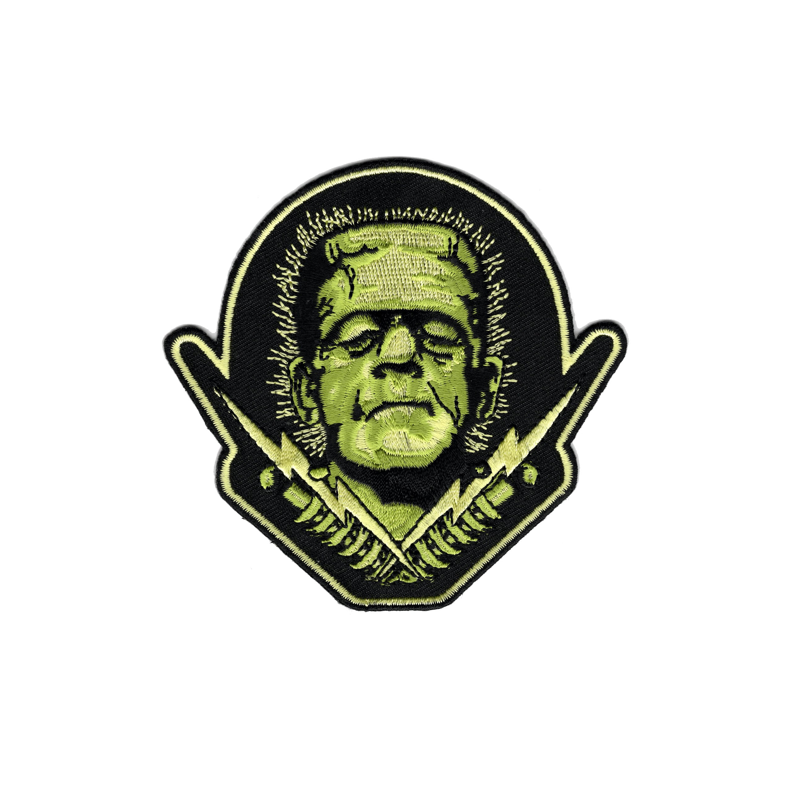 Electric Frankenstein Embroidered Patch - Etsy