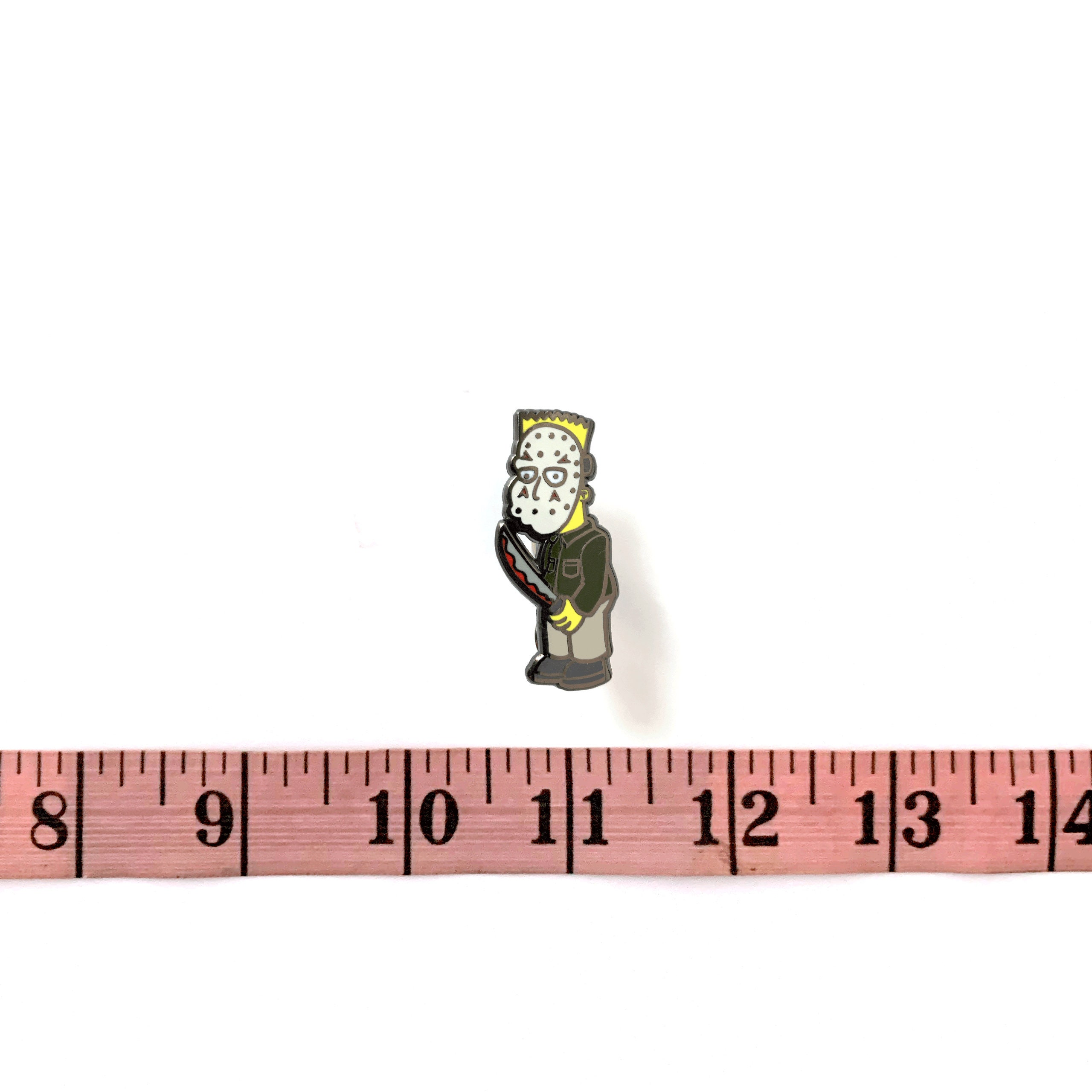 Bart as Jason Vorhees Friday 13th Hard Enamel Pin - Etsy