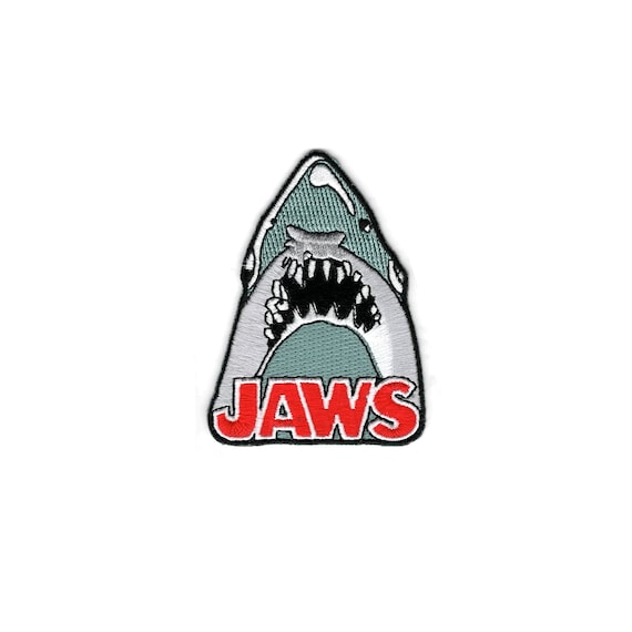 Jaws Embroidered Patch | Etsy