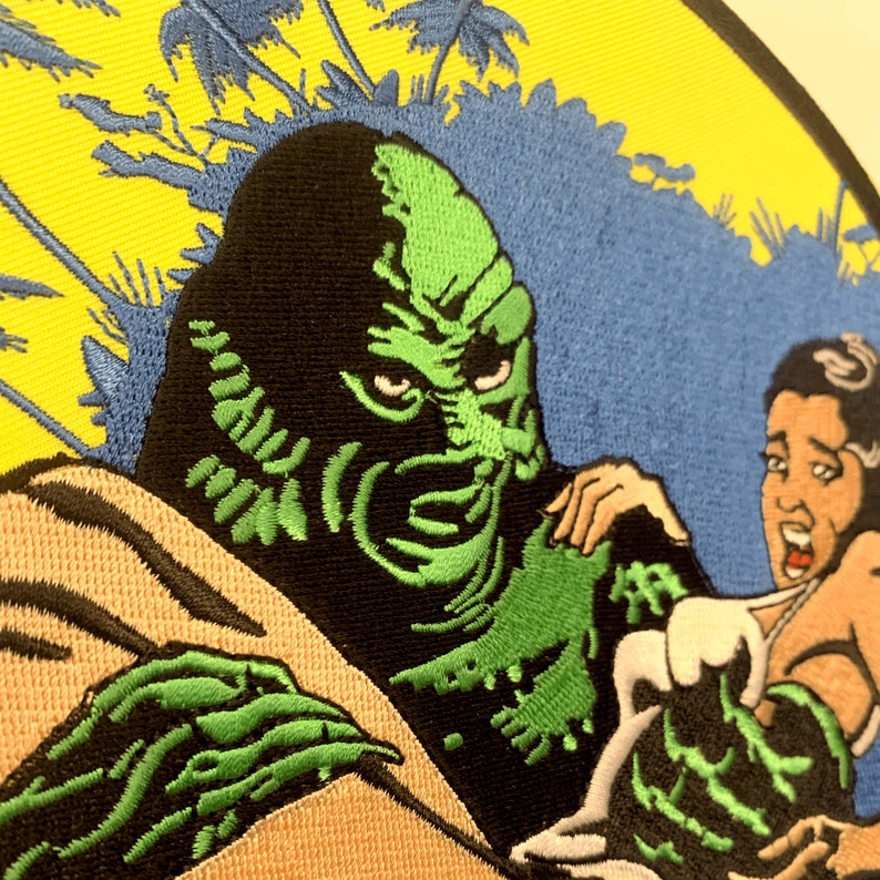 Creature of the Black Lagoon Full Back Embroidered Patch - Etsy