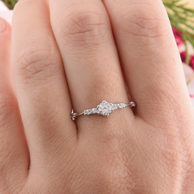 Silver Promise Ring - Etsy