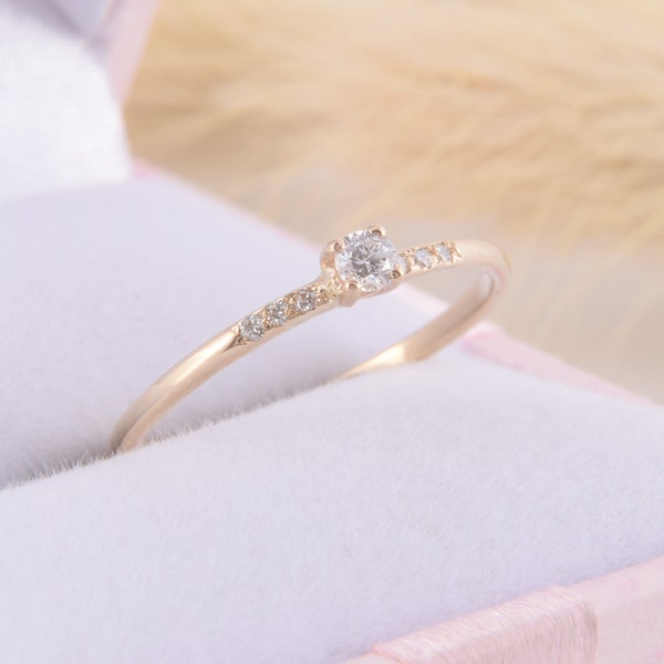 Gold Promise Ring - Etsy