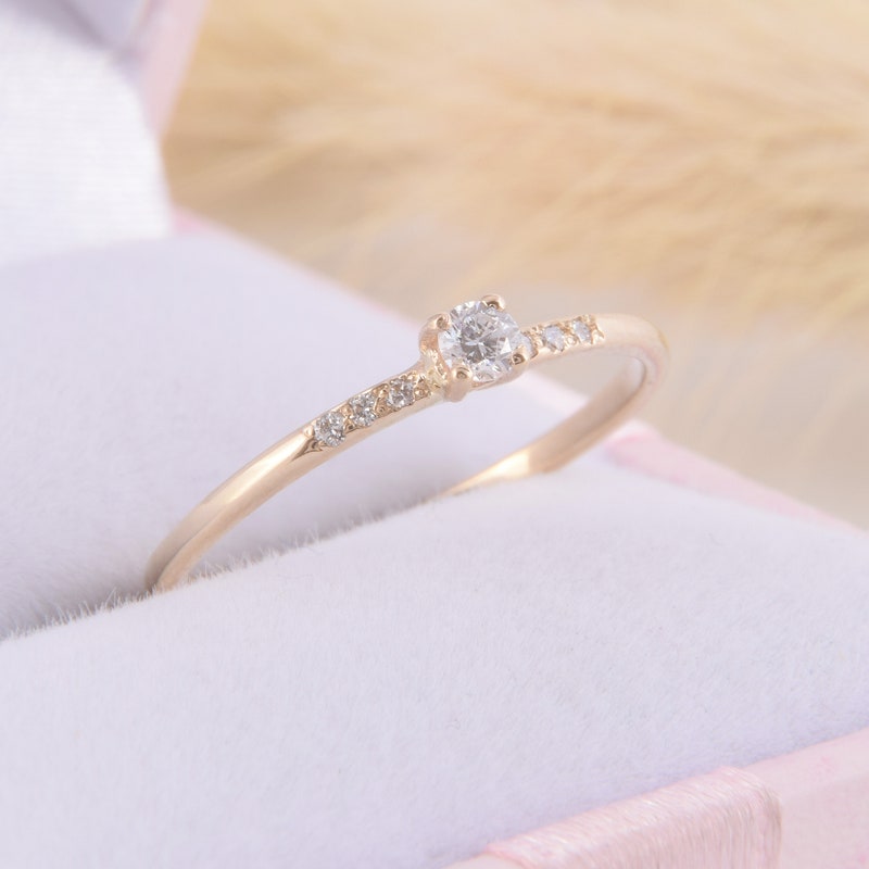 Gold Promise Ring - Etsy