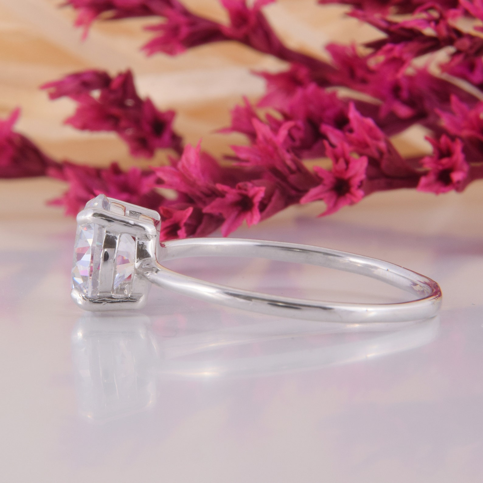 Womens cocktail ring Sterling silver statement ring for her | Etsy