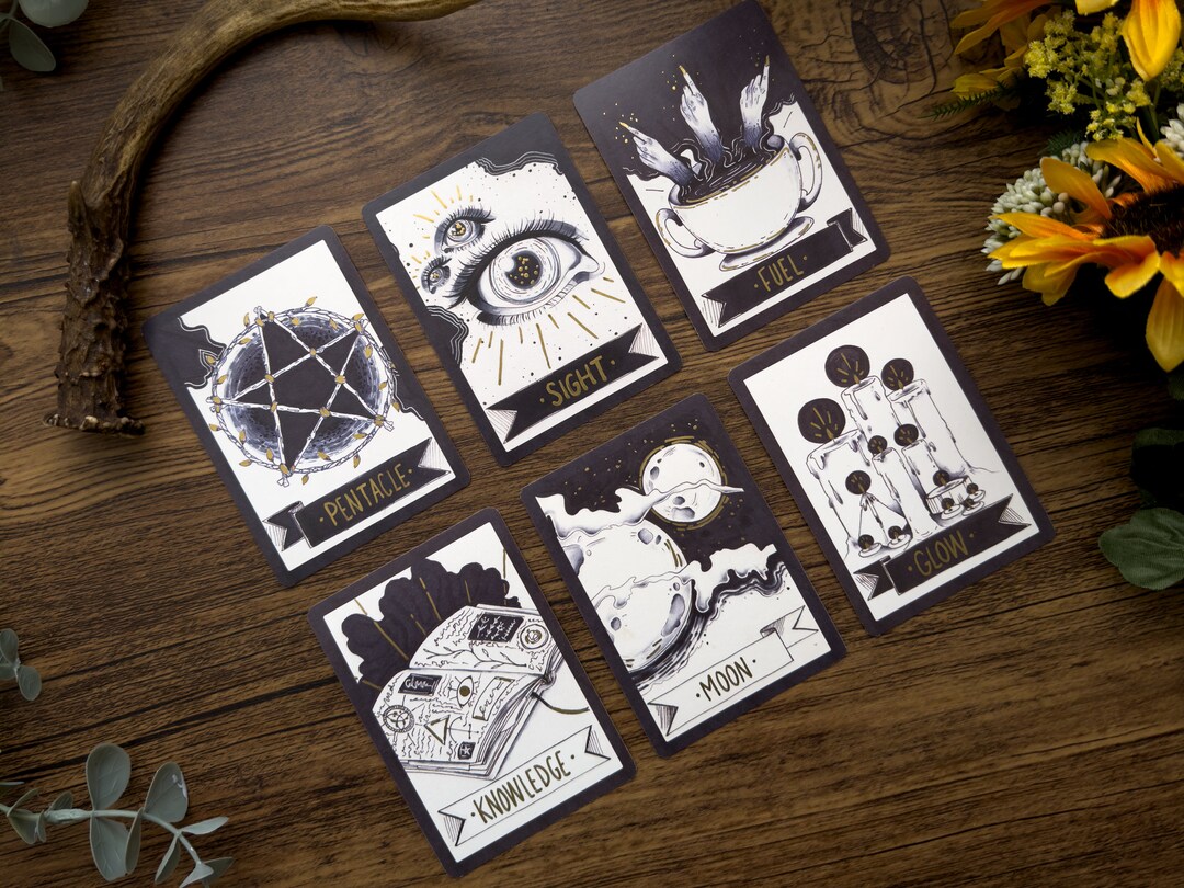 Mini Oracle Cards Print for Home Decor Altars Journals and - Etsy