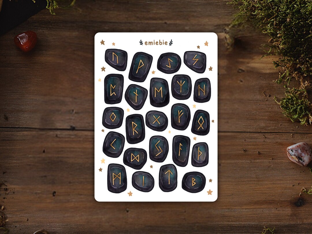Runes Sticker Sheet for Bullet Journals Scrapbooks - Etsy