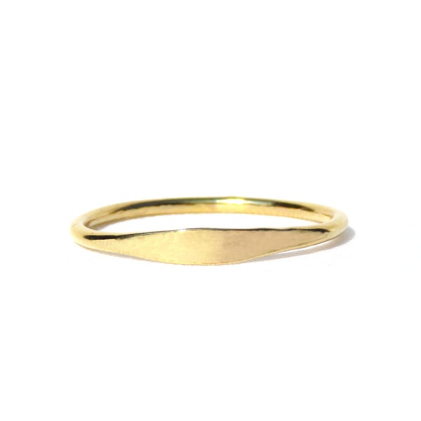 Simple Gold Ring - Etsy