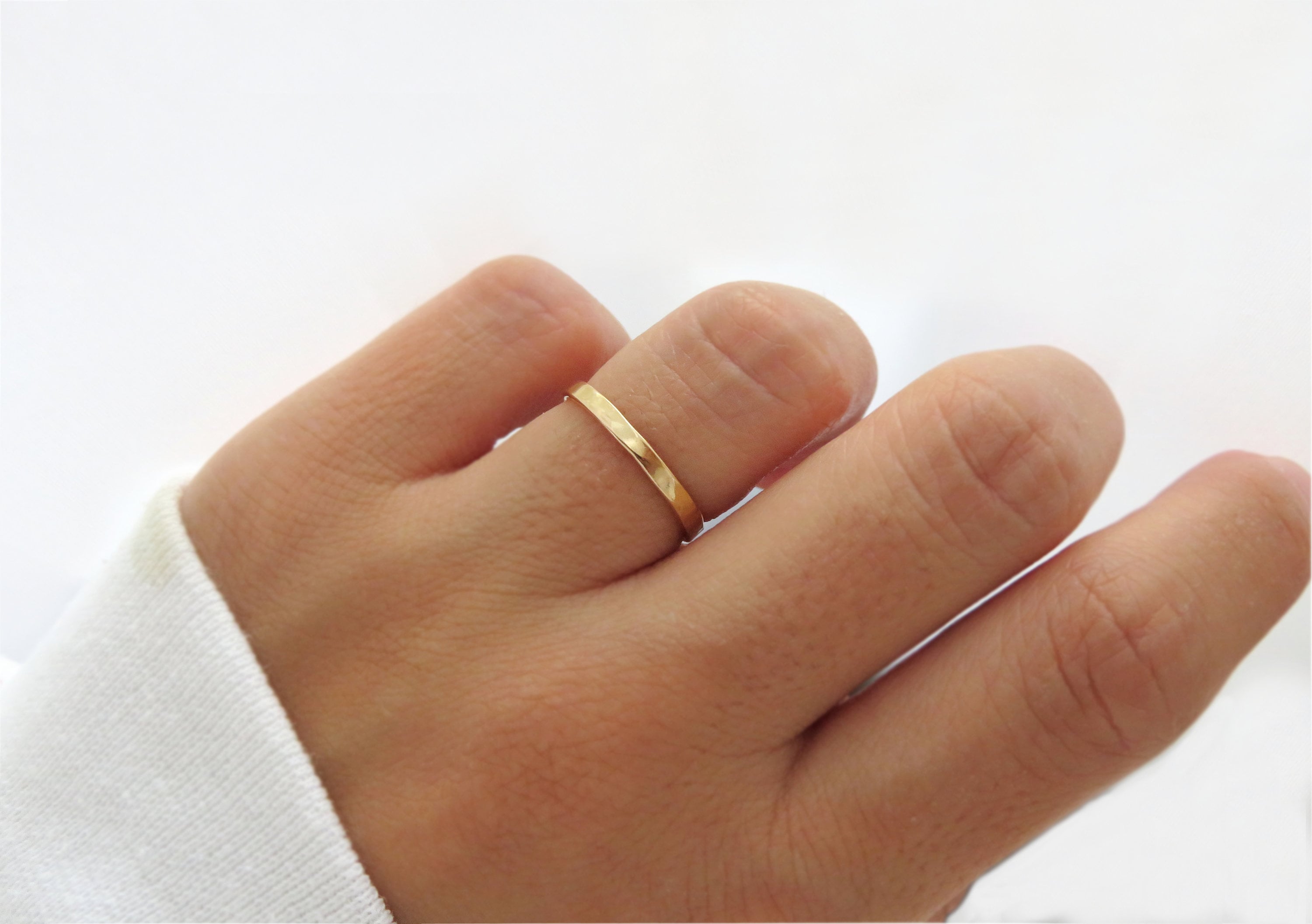 Gold Filled Ring Gold Ring Thick Gold Ring Stacking Ring - Etsy