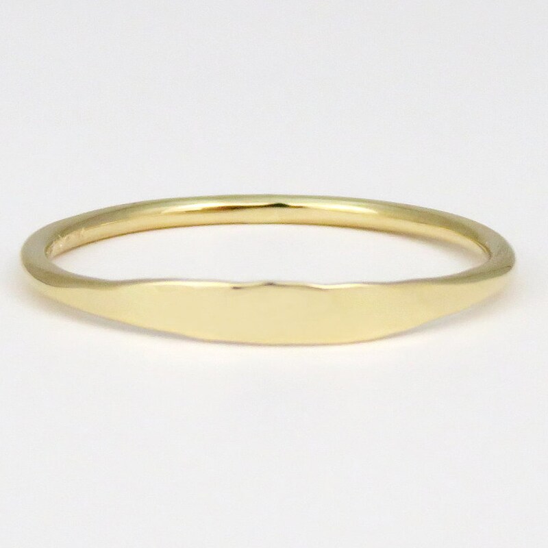 Solid Gold Ring - Etsy