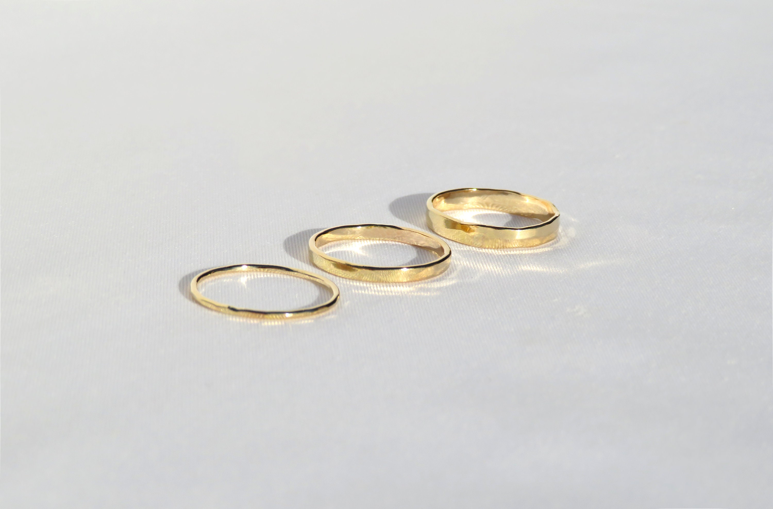 Gold Filled Ring Gold Ring Thick Gold Ring Stacking Ring - Etsy