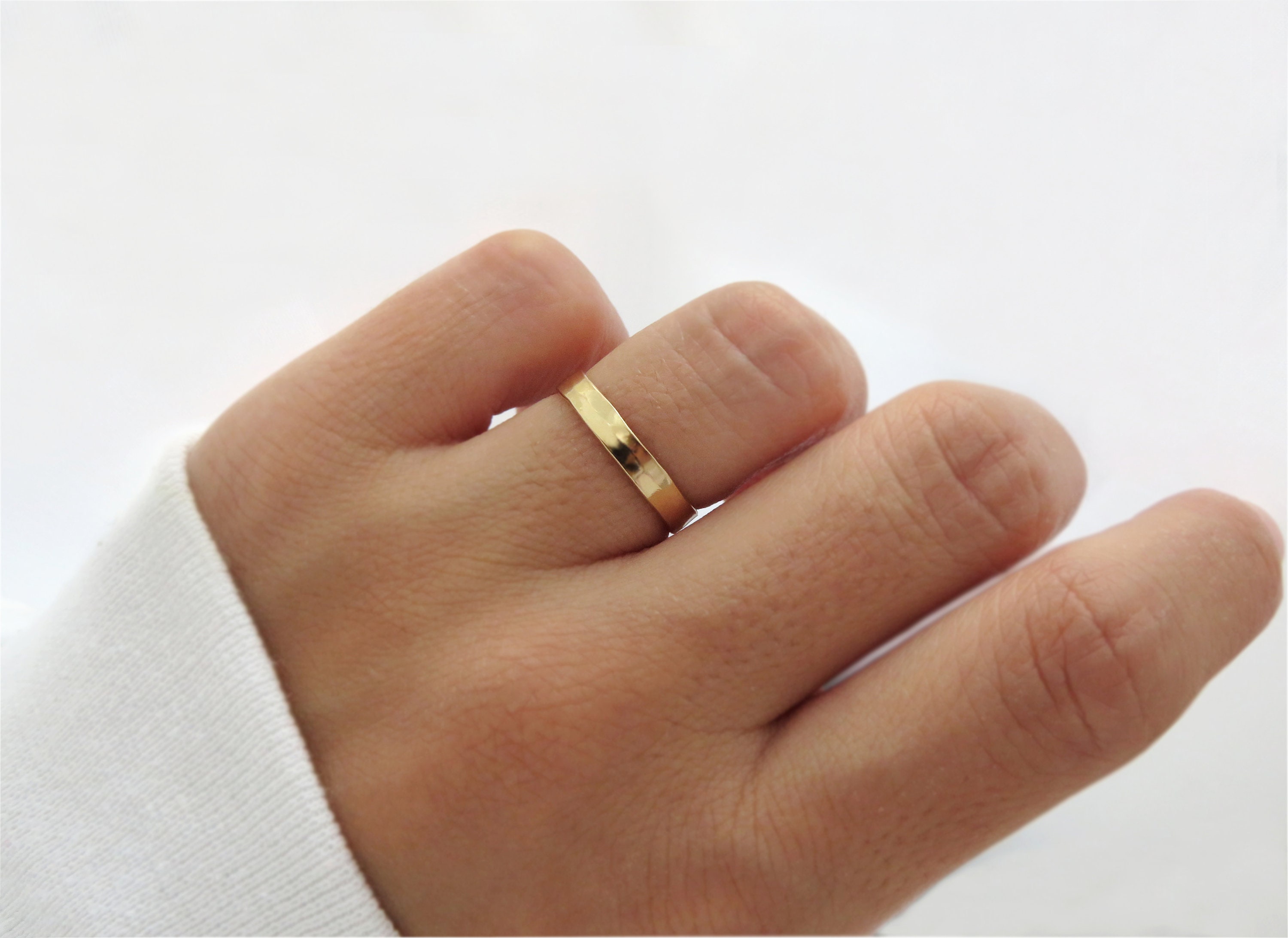 14k Gold Filled Ring Gold Ring Gold Band Gold Stack Ring - Etsy