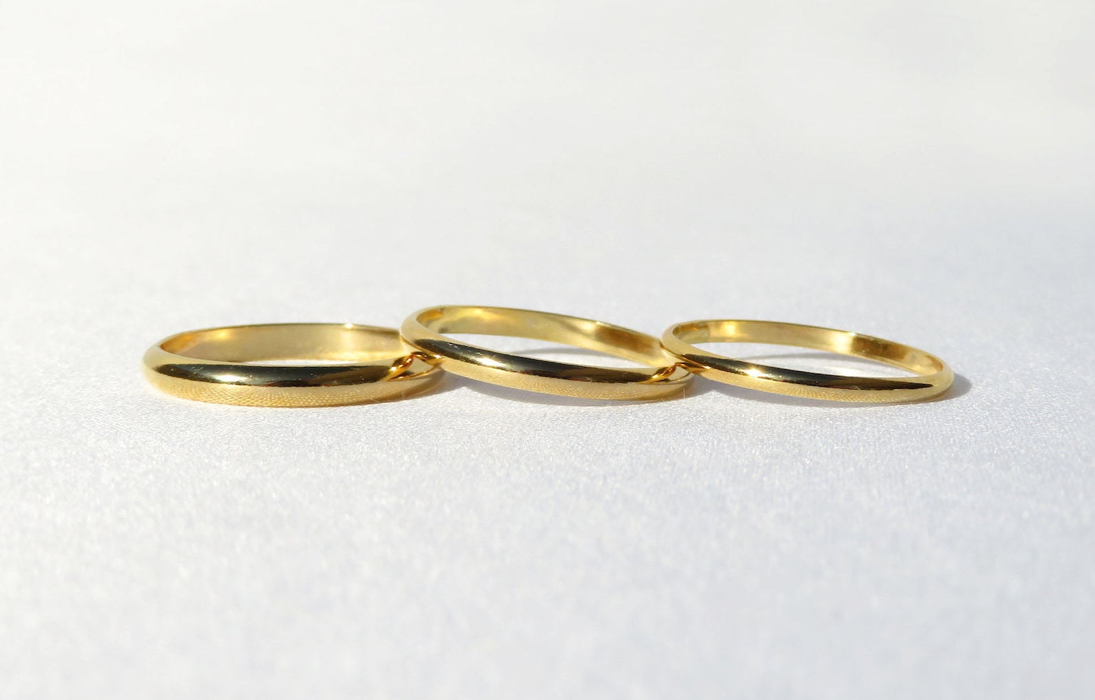 Thick Gold Band Gold Ring 14k Gold Filled Ring Half Round - Etsy Canada