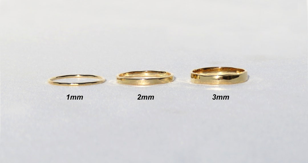 Gold Filled Ring, Gold Ring, Thick Gold Ring, Stacking Ring, Simple ...