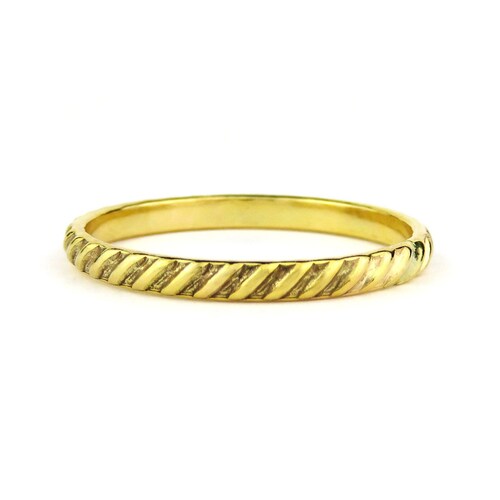 14k Gold Filled Stacking Ring Thick Gold Ring 3mm Simple - Etsy